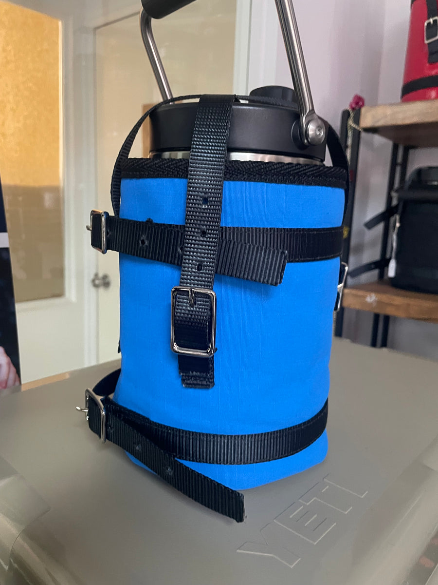 Deluxe HALF GALLON Padded Canvas Yeti Cover (for HALF Gallon Bottles ...